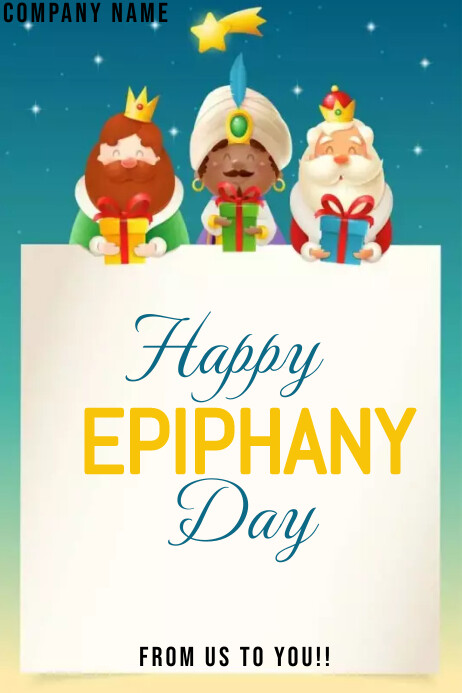 Happy epiphany poster Template | PosterMyWall