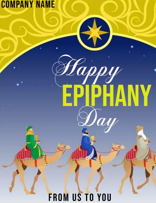 Happy epiphany poster Template | PosterMyWall