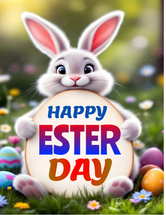 Plantilla de HAPPY ESTER DAY | PosterMyWall