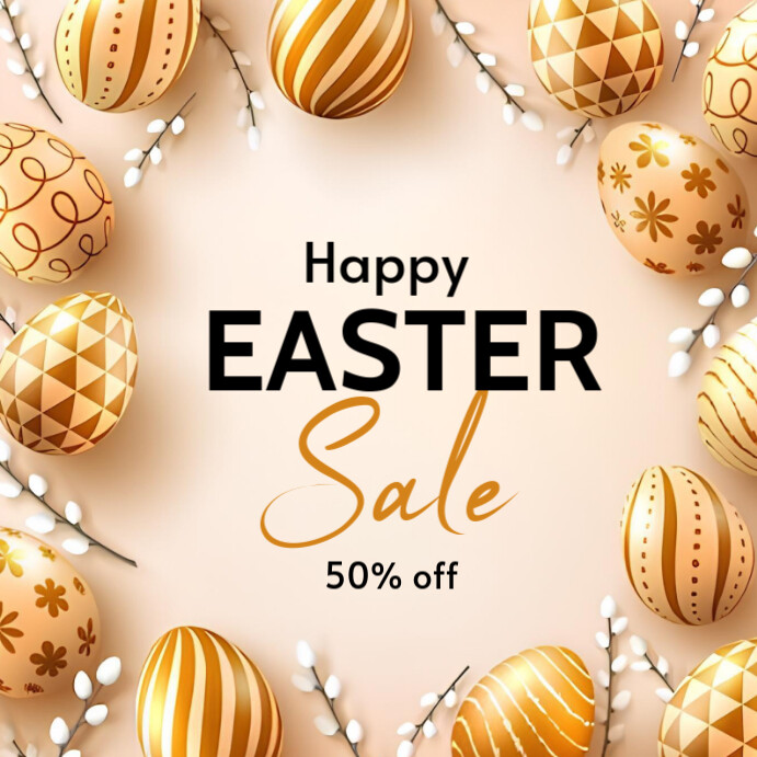 Copy of HAPPY ESTER SALE | PosterMyWall