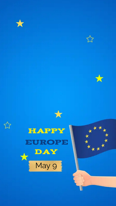 Happy Europe Day (Instagram Story) Template | PosterMyWall