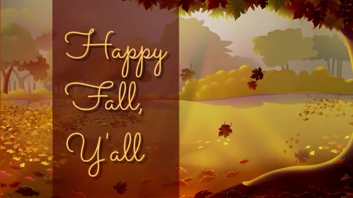 Happy Fall, Y'all Template | PosterMyWall