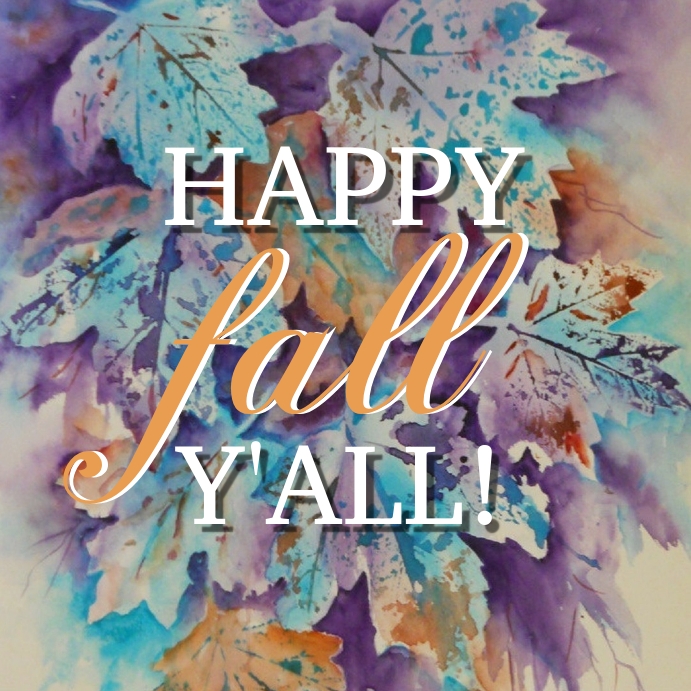 Happy Fall Y'all Template | PosterMyWall