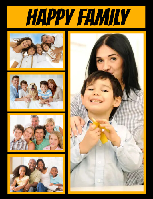 Plantilla de Happy Family Collage template | PosterMyWall