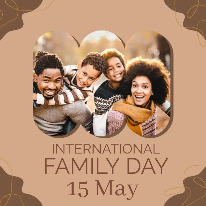 Happy family day 2024, Instagram post Template | PosterMyWall