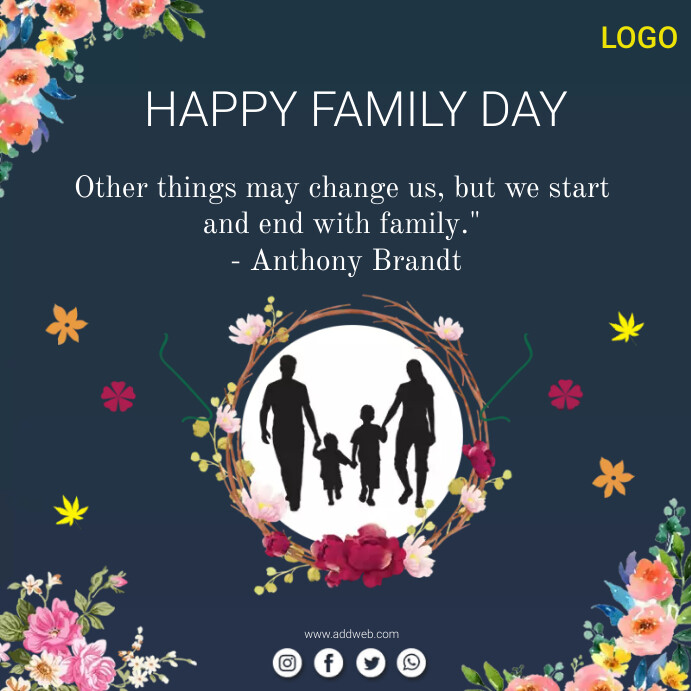 HAPPY FAMILY DAY Template | PosterMyWall