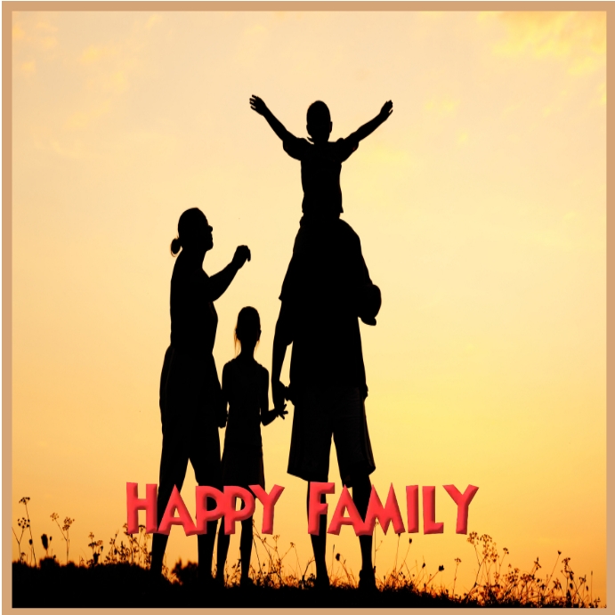 Happy family Template | PosterMyWall