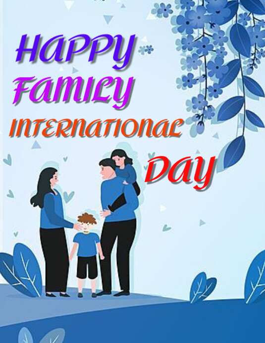 Happy Family International Day Flyer (us Letter) Template | PosterMyWall