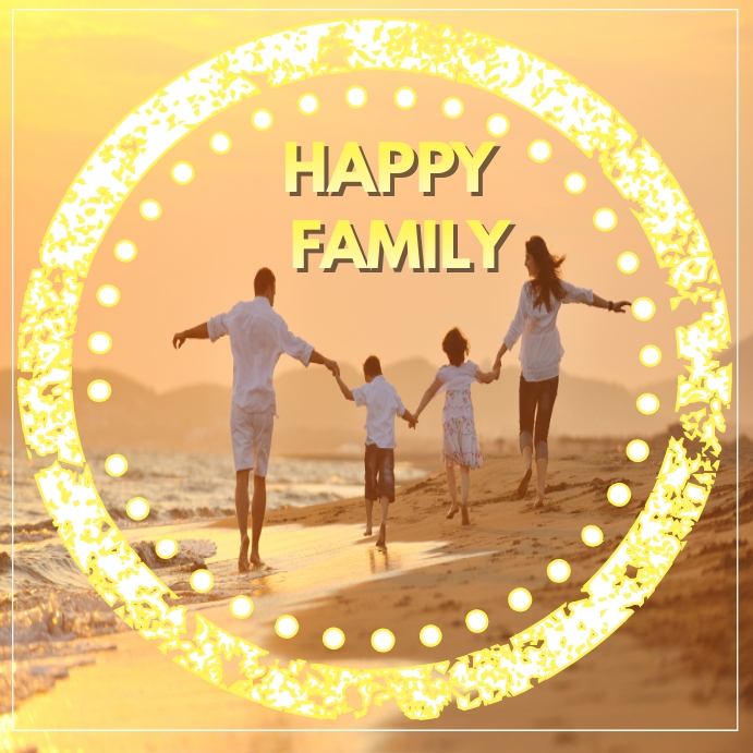 HAPPY FAMILY TEMPLATE | PosterMyWall
