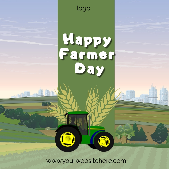 Happy Farmer Day Template | PosterMyWall