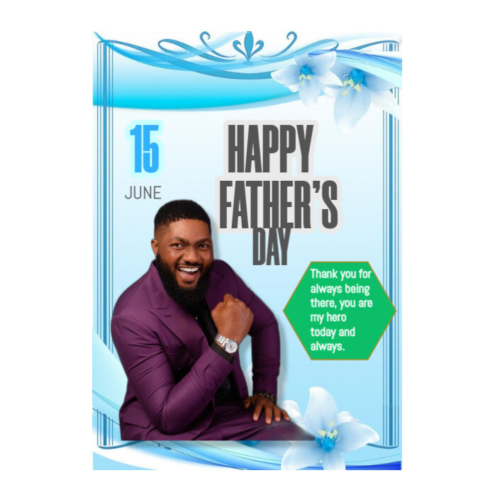 happy father's day message Template | PosterMyWall
