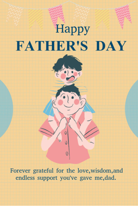 Happy Father's day template 2025 | PosterMyWall