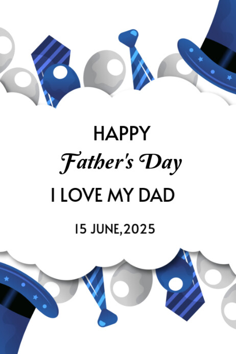 Happy Father's Day Template 2025 | PosterMyWall