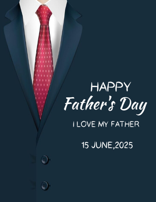 Happy Father's Day Template 2025 | PosterMyWall