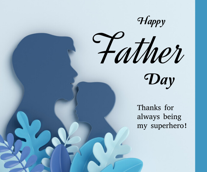 Modèle Happy father's day | PosterMyWall