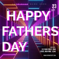 Happy Father's day card animated template | PosterMyWall