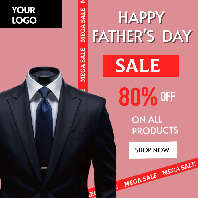 Copy of HAPPY father's day discount sale | PosterMyWall