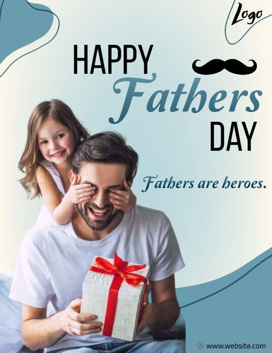 Copy of Happy father's Day flyer aesthetic design | PosterMyWall