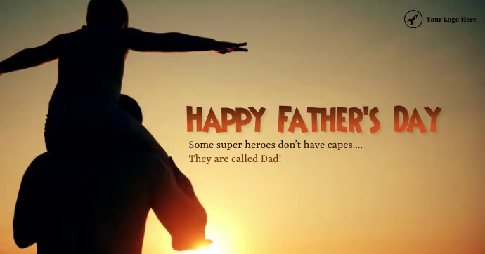Happy Father's day hero Template | PosterMyWall