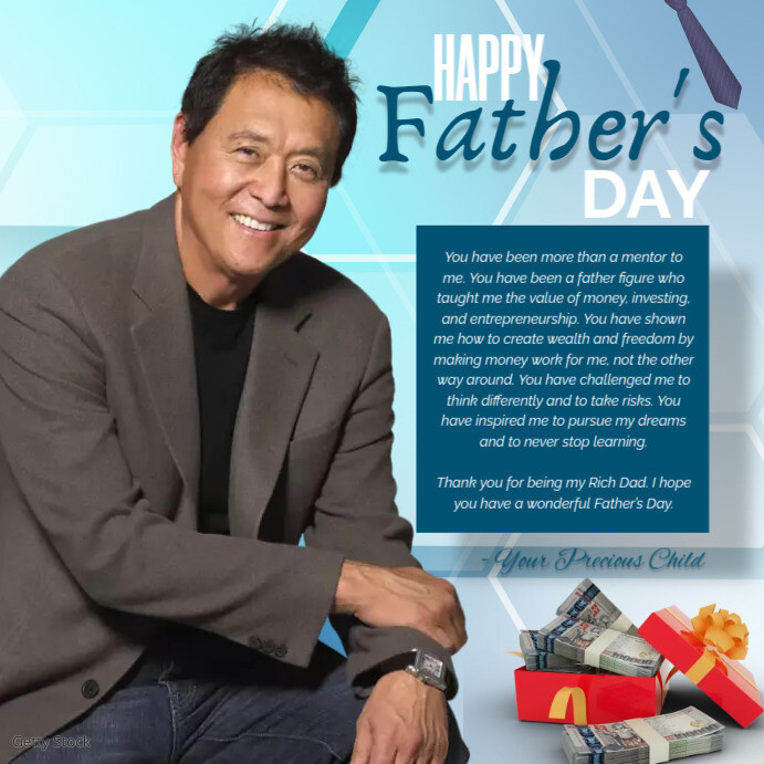Happy Father's Day o Rich Dad Template | PosterMyWall