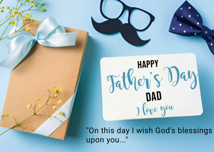 Plantilla de Happy father's day post card | PosterMyWall