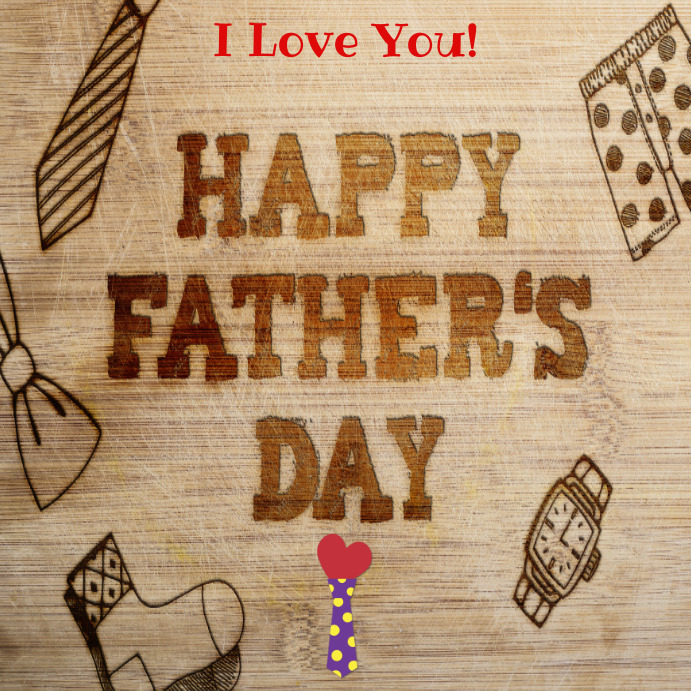 Happy Father's Day Post Template | PosterMyWall