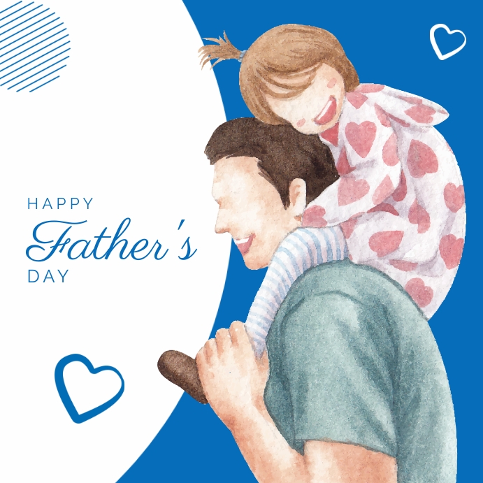 happy father's day post Template | PosterMyWall