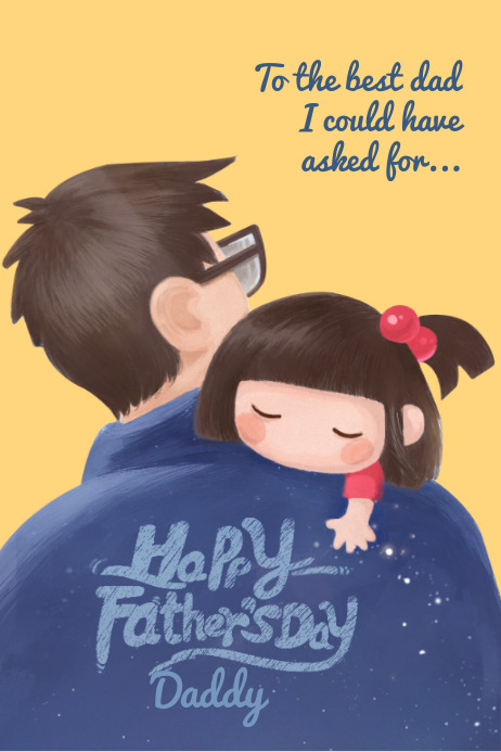 Happy Father's Day Poster Template | PosterMyWall