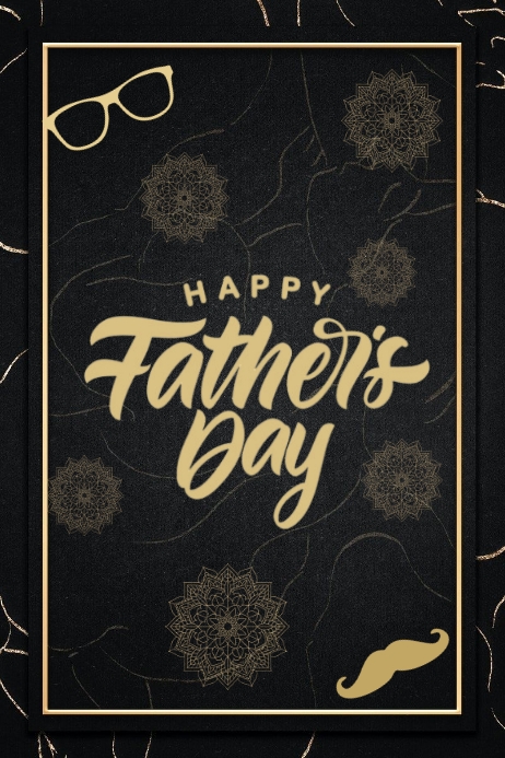 Happy Father's Day Poster Template | PosterMyWall