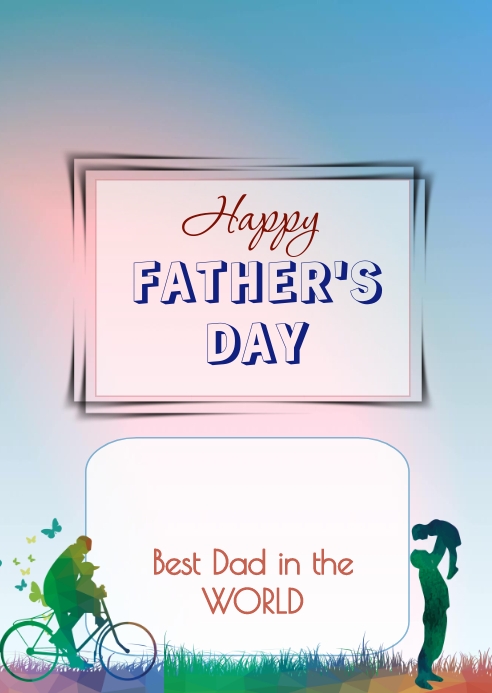 Happy Father's Day POSTER Template | PosterMyWall