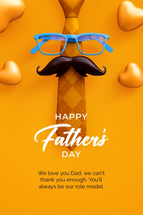 Happy Father's Day Poster Template | PosterMyWall