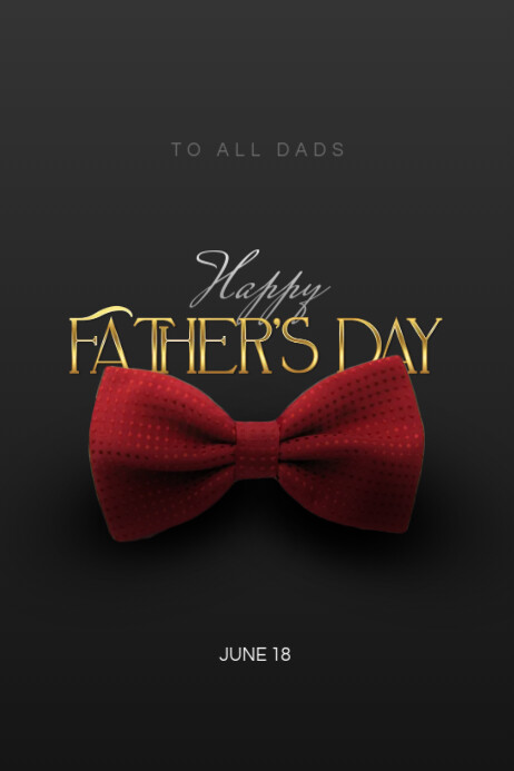 Happy Father's Day Poster Template | PosterMyWall