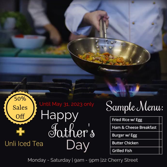 Happy Father's Day Promo Template | PosterMyWall