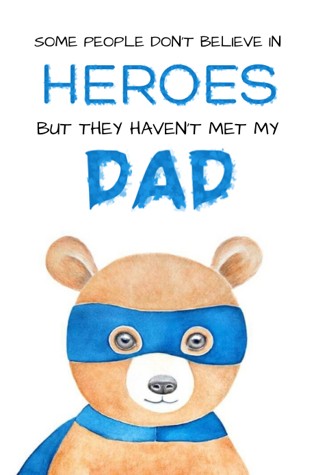 Happy Father's Day Quote Poster Template | PosterMyWall