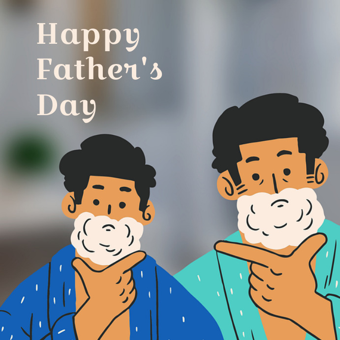 Happy Father's Day Shave Buddy Template | PosterMyWall