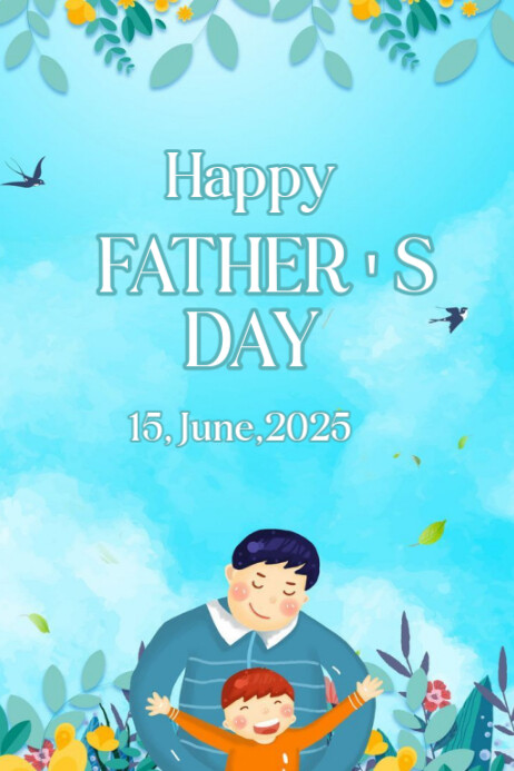 Happy Father's day template 2025 | PosterMyWall
