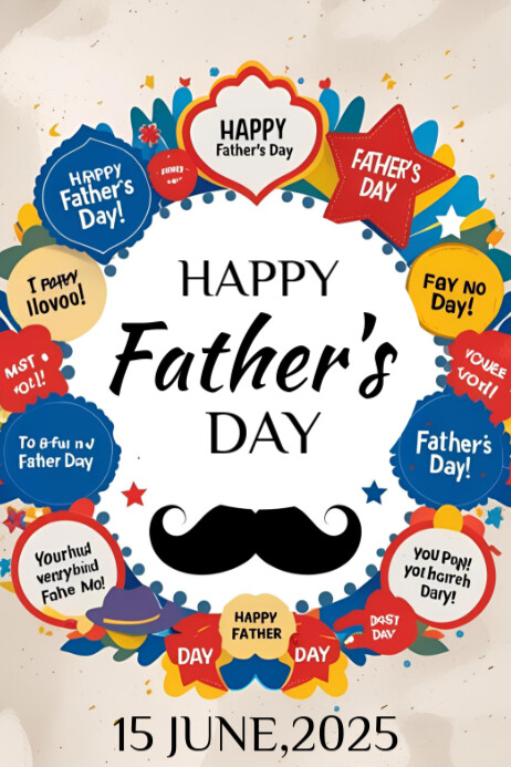 Happy Father's Day Template 2025 | PosterMyWall