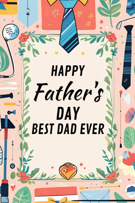 Happy father's day template 2025 | PosterMyWall