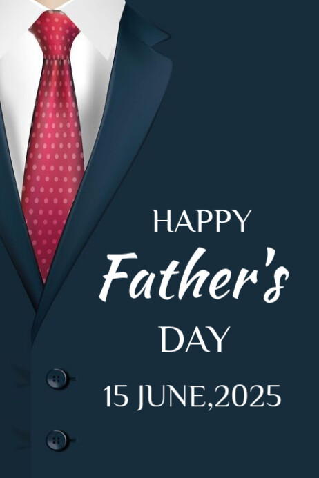 Copy of Happy Father's Day Template 2025 | PosterMyWall