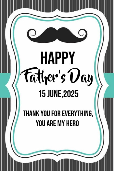 Happy Father's Day Template 2025 | PosterMyWall