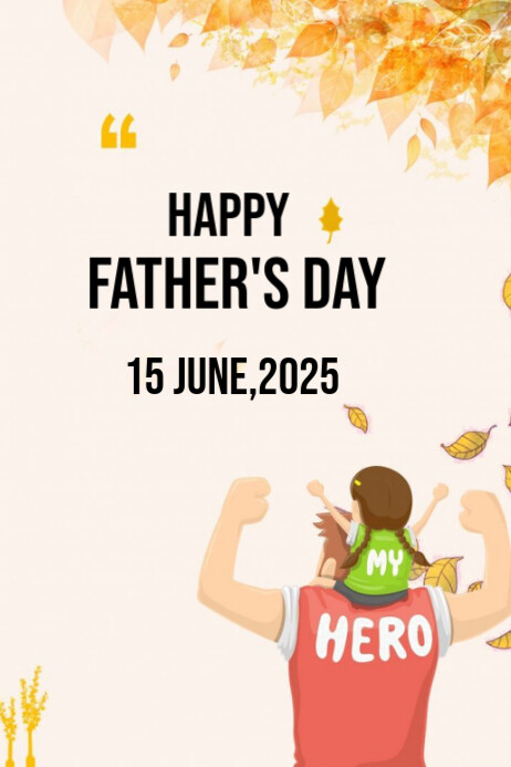 Happy Father's Day Template 2025 | PosterMyWall