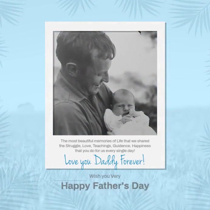 Happy Father's Day Wishes Post Template | PosterMyWall