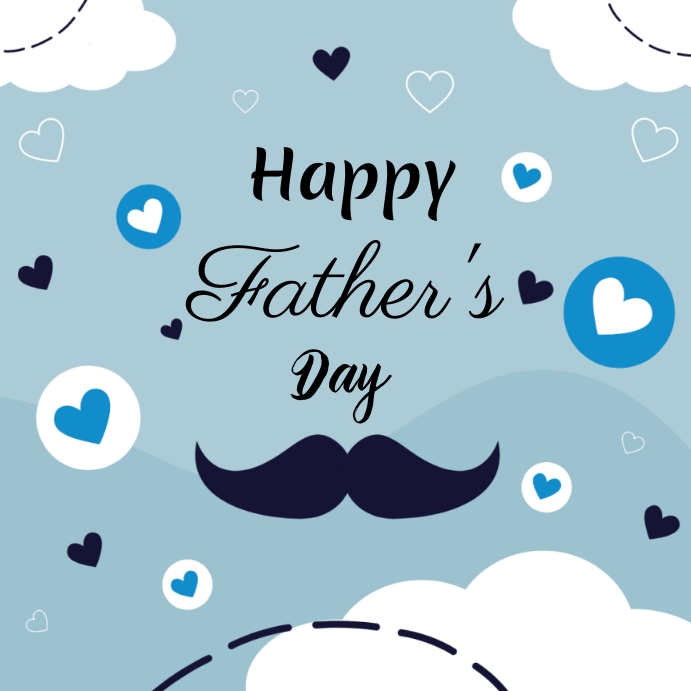 Happy father day design template | PosterMyWall