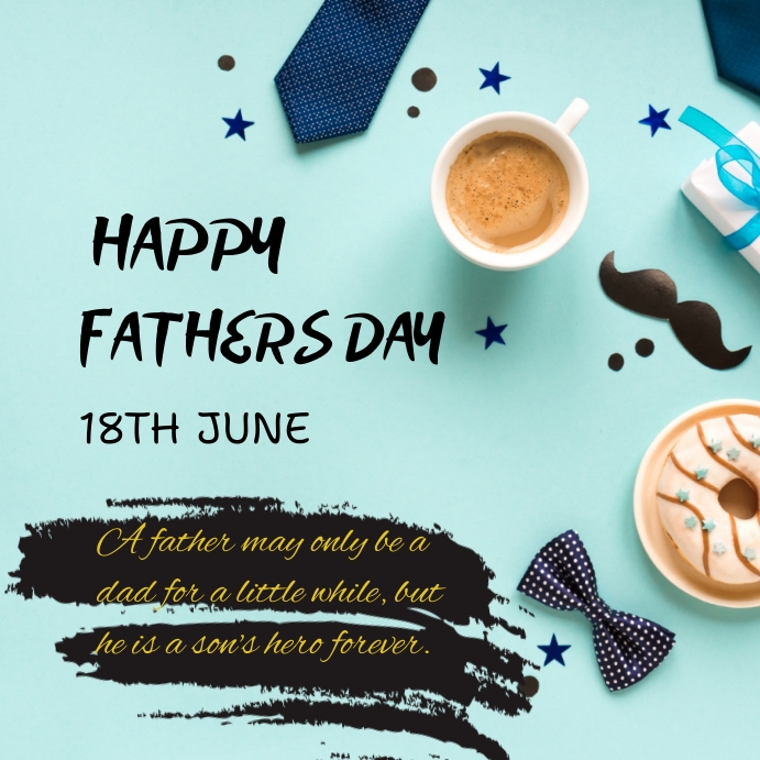 Happy father day design template | PosterMyWall