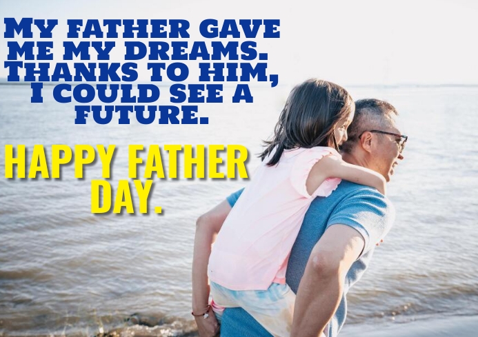 Copy of HAPPY FATHER DAY QUOTE TEMPLATE | PosterMyWall