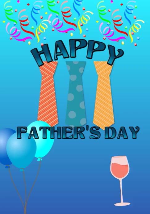 Modèle Joyeuse Fête Des Pères | PosterMyWall