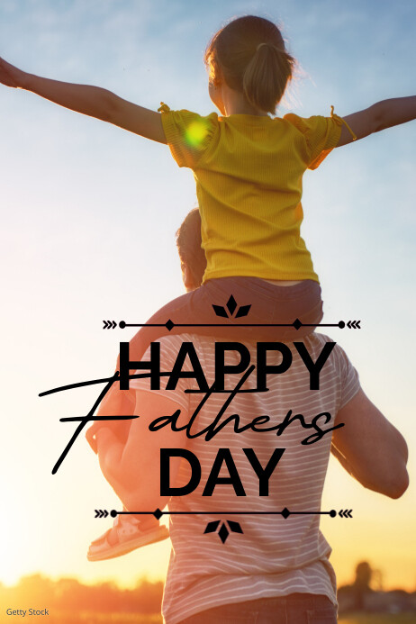 Happy Fathers Day Poster Template | PosterMyWall