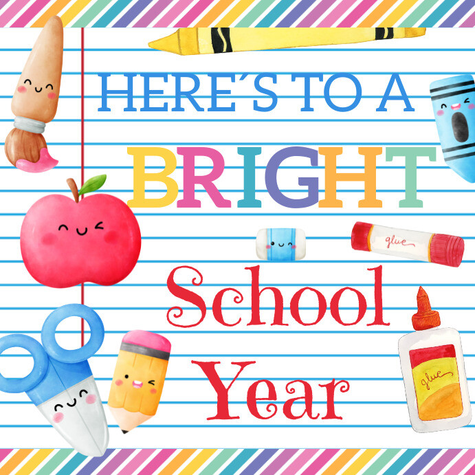 Happy First Day of School Tag Template | PosterMyWall