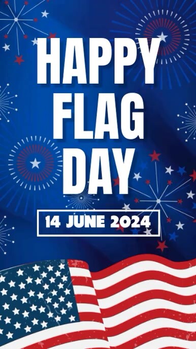 Happy Flag Day Ads Template | PosterMyWall