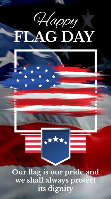 Happy Flag Day Ads Template | PosterMyWall